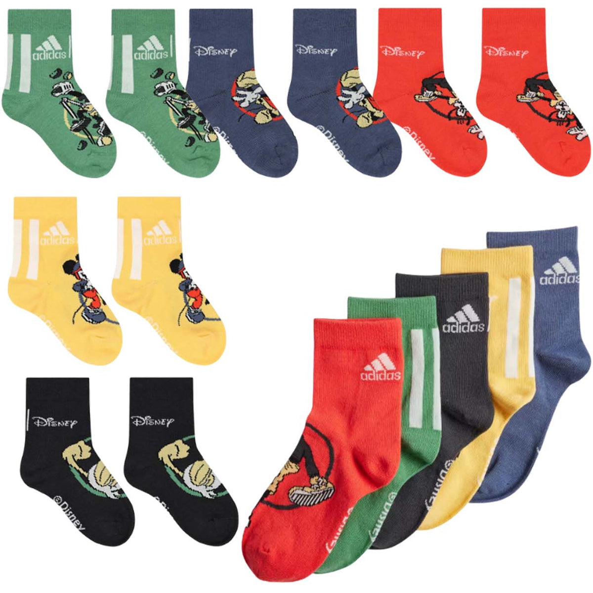 CALZE BAMBINI ADIDAS IW1121 DISNEY MICKEY MOUSE 5 PAIA – Caliendosport